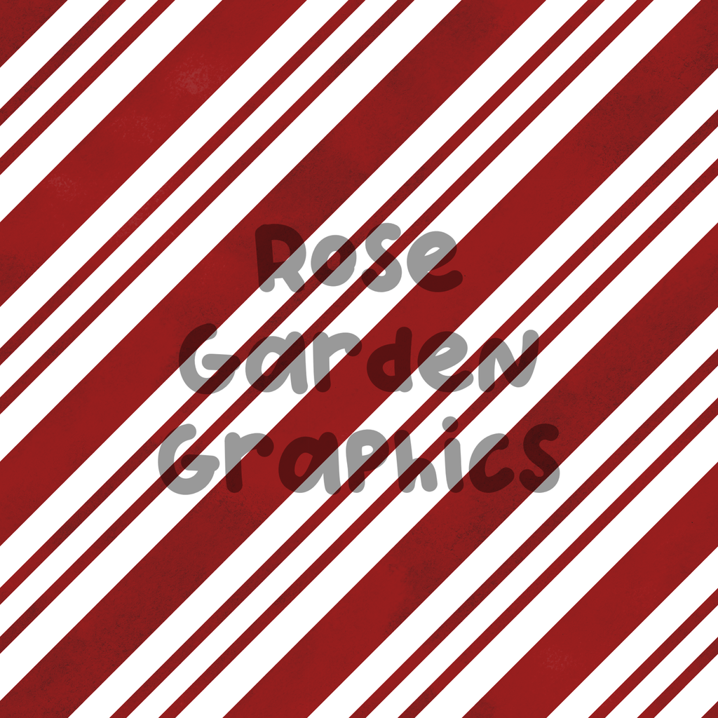 Candy Cane Diagonal Stripes 2 Seamless Images – Rose Garden Graphics