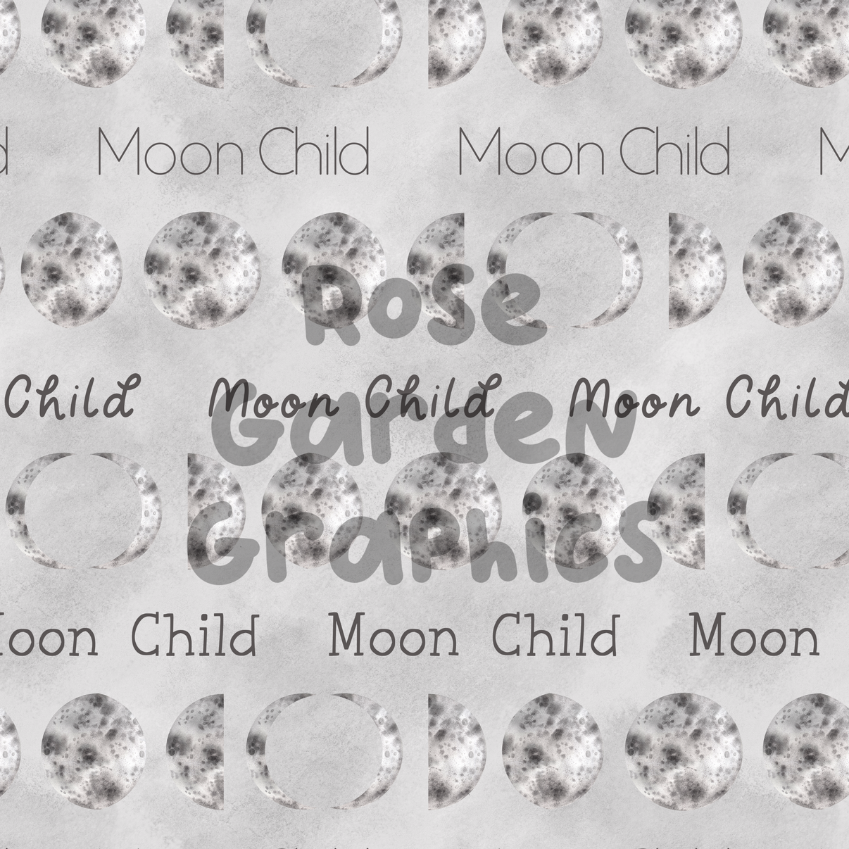 Moon Child Seamless Image – Rose Garden Graphics