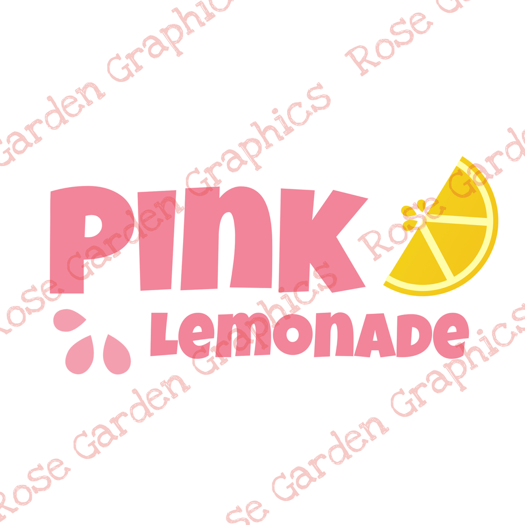 Pink Lemonade PNG – Rose Garden Graphics